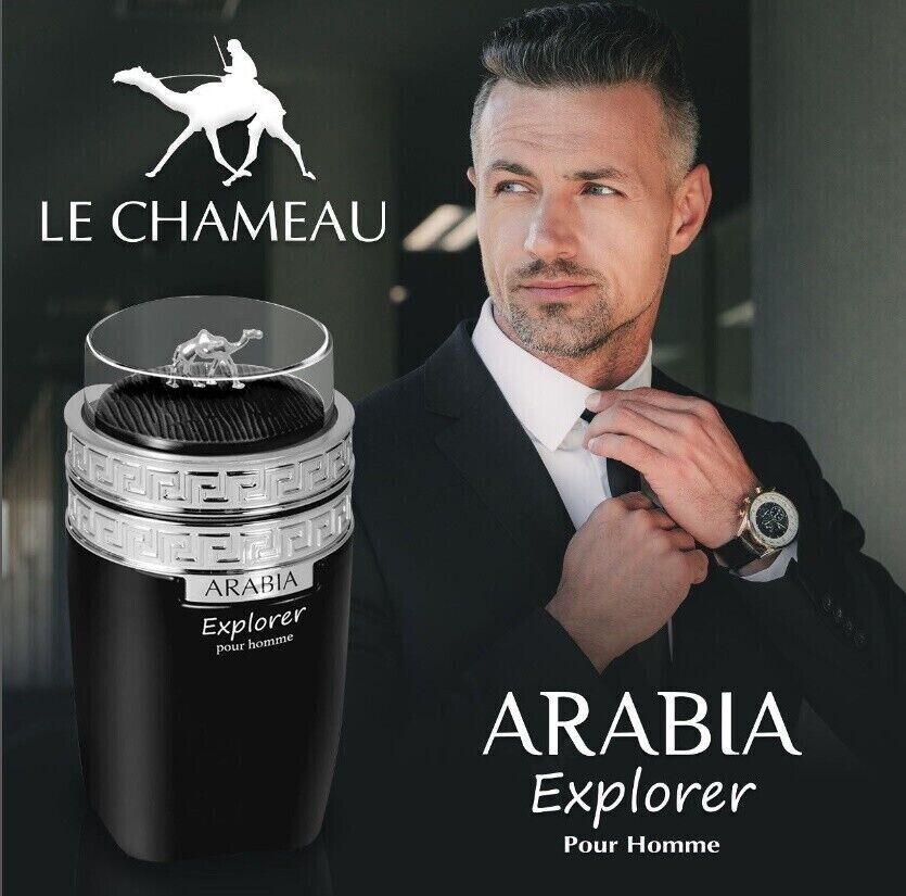 Arabia Madame Explorer Pour Homme By Le Chameau 3.4 oz 100 ml – Rafaelos