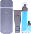 360 Deluxe 3 pcs. Gift Set (3.4 oz. / 100 ml EDT Spray + .25 oz. / 7.5 ...