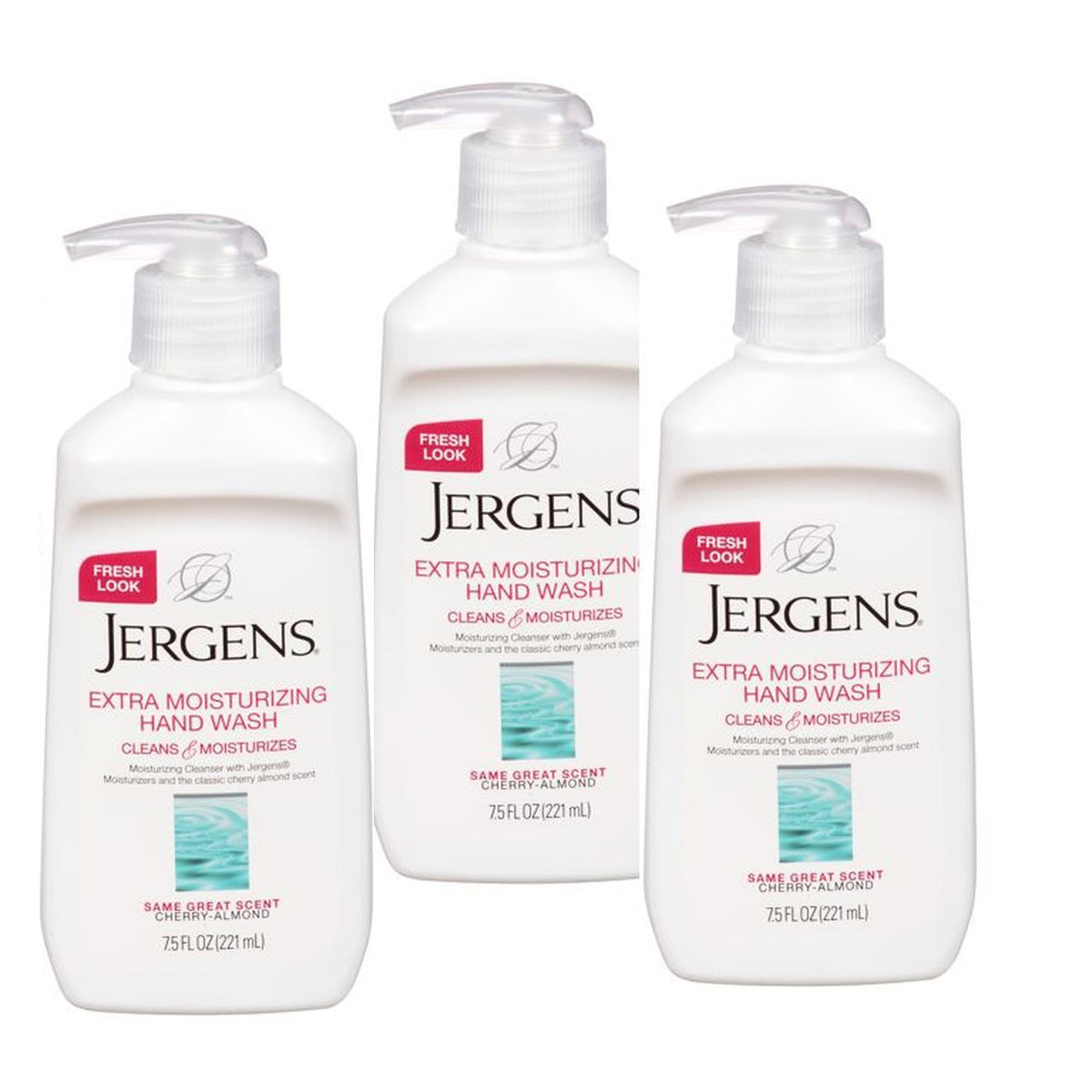 Jergens Moisturizing Hand Wash - Cherry Almond - 7.5 oz (PACK OF 3 ...