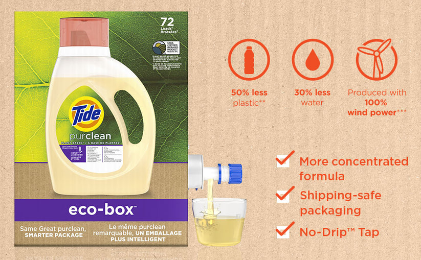 Tide Purclean Plant-based Honey Lavender Liquid Laundry Detergent Eco ...