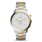 Fossil Men's Neutra Chrono Quartz Stainless Steel Casual Watch Silver ...