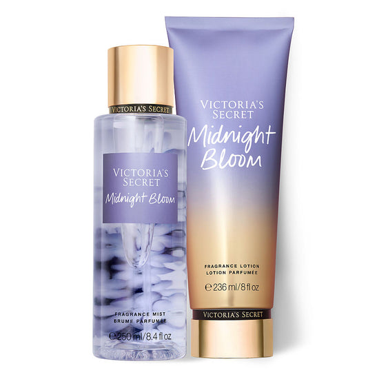 Victoria's Secret Midnight Bloom Fragrance Mist 8.4 oz & Body Lotion 8 ...