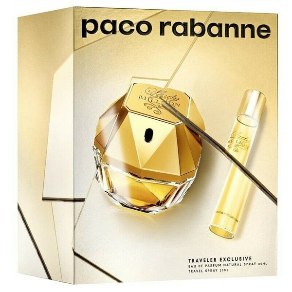 Paco Rabanne Lady Million 2pc Gift Set EDP 2.7 oz 80 ml Women – Rafaelos