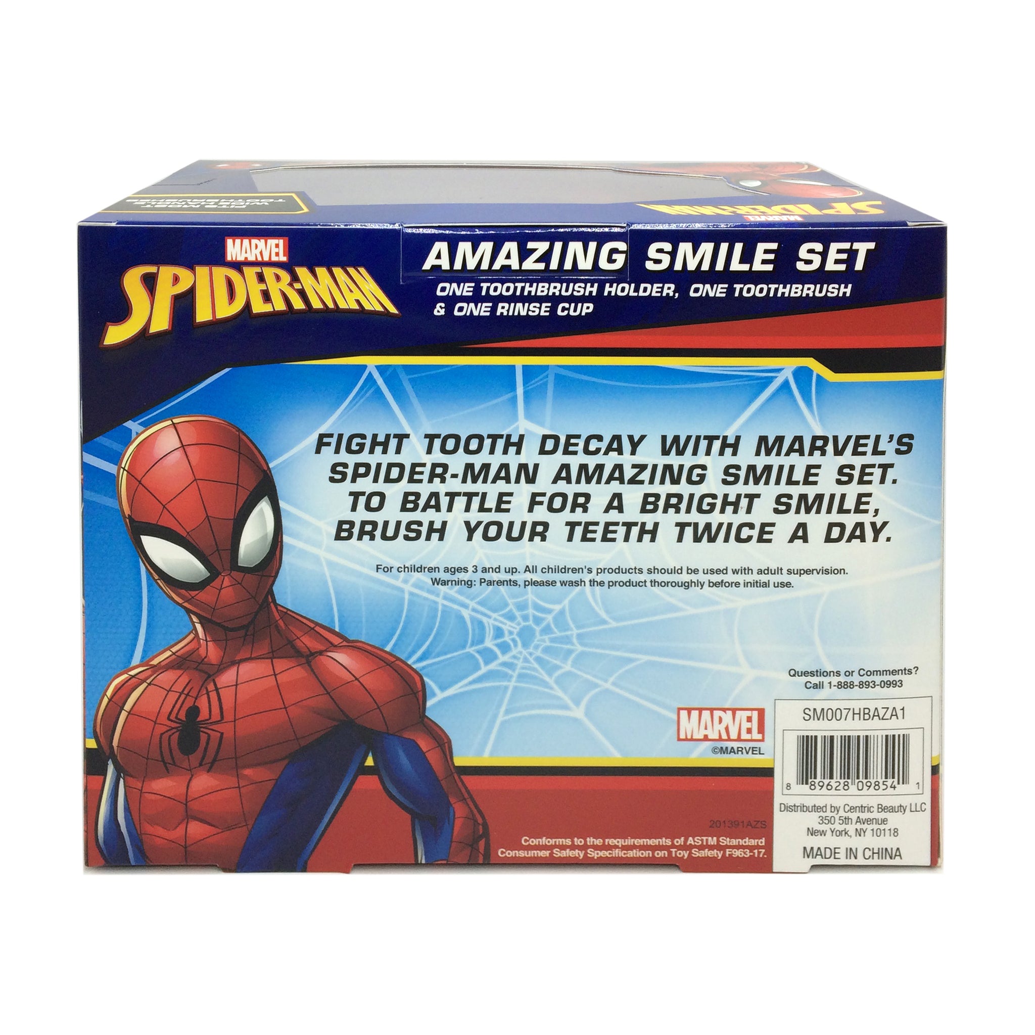 Spiderman Great Smile Toothbrush Set, Toothbrush Holder, Toothbrush ...